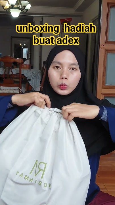 Unboxing hadiah buat adex - YouTube