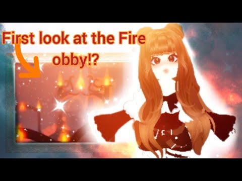 First look at the Fire obby!? // Royale High // Foxy Lord - YouTube