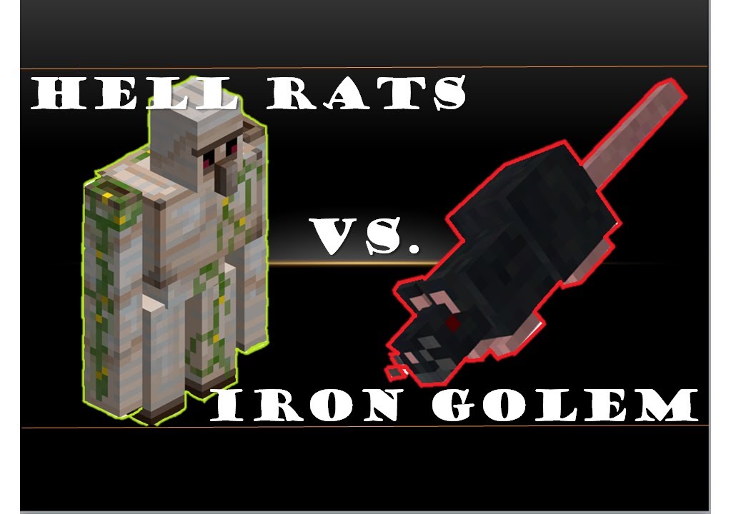 Iron Golems vs. Hell Rats | The Battles of Minecraft 9 - YouTube