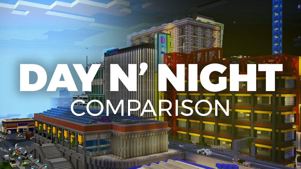 Flush City – Day n' Night Minecraft World Tour [DIRECT COMPARISON ...