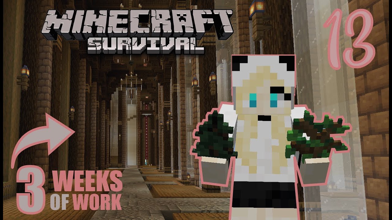 🌳 I Made a TREE FACTORY in Survival Minecraft pt. 2 🌳- Episode 13 - YouTube