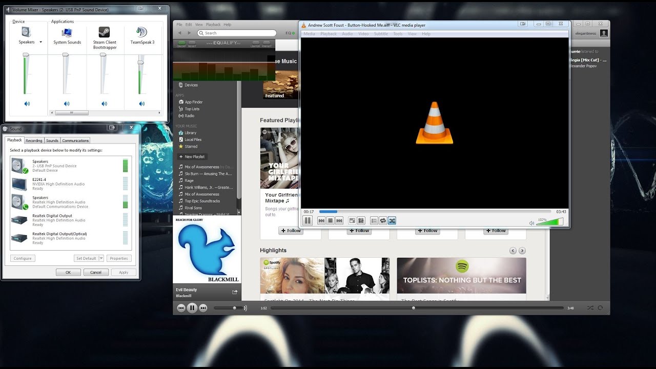 Windows 7 Dual Audio (Headphones & Speakers - Music & Gaming) - YouTube