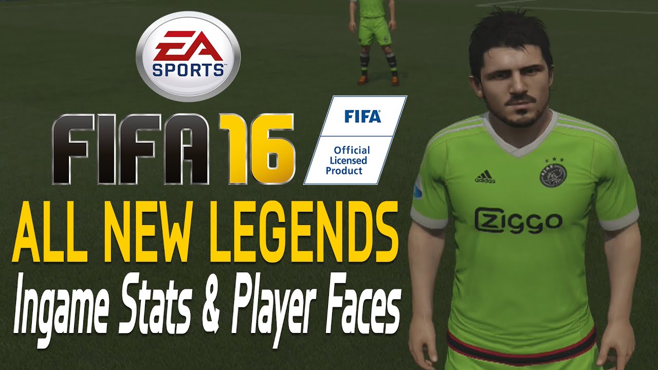 FIFA 16 All New LEGENDS Ingame Stats & Player Faces - FIFA 16 Ultimate ...