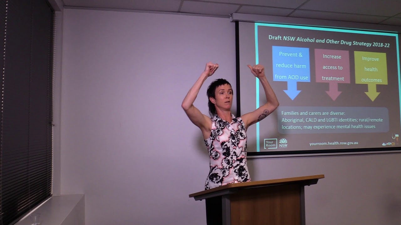 Angela Matheson presents at the Mental Health Carers and Support Worker ...