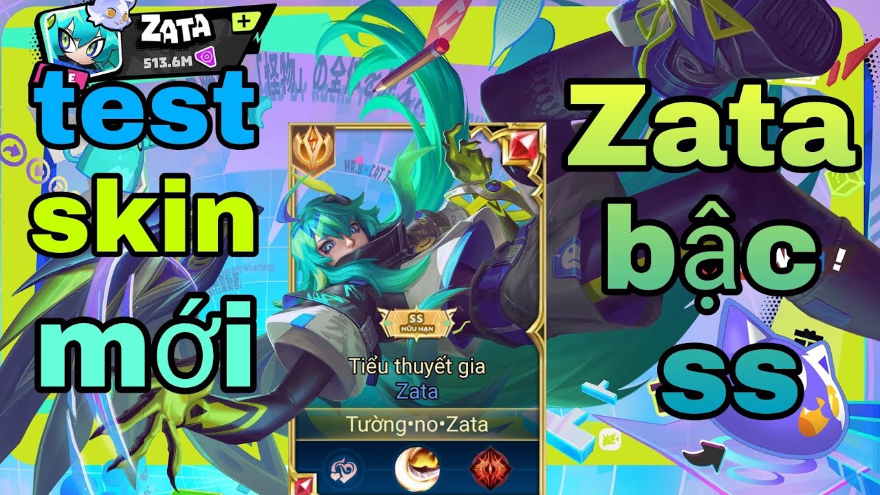 Test skin mới : Zata tác giả đương đại bậc SS skin cực đẹp của Zata ...