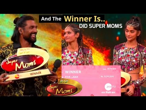 DID Super Moms Winner | Did super Moms 2022 Winner, 1st Runner Up, 2nd ...