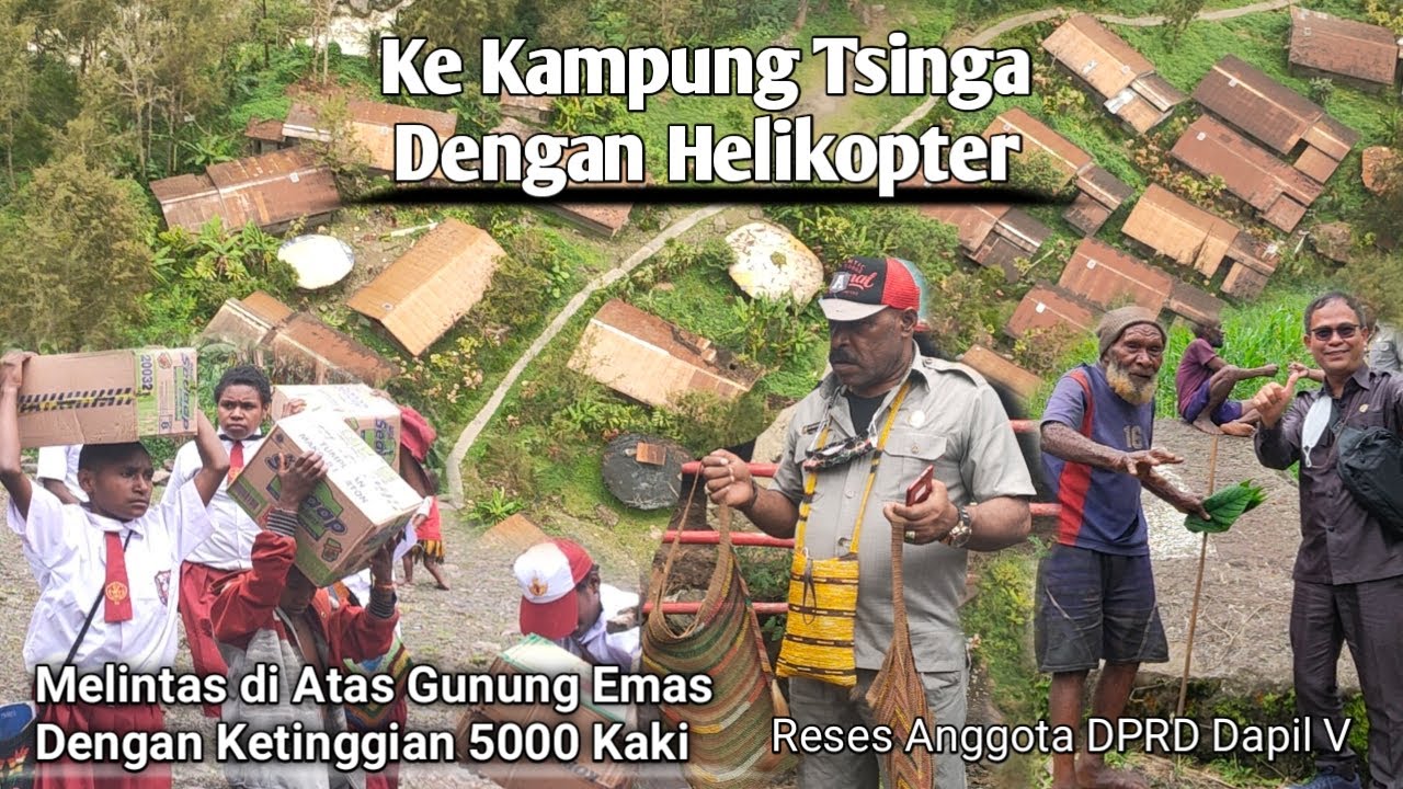 KE KAMPUNG TSINGA MELINTASI GUNUNG EMAS - YouTube