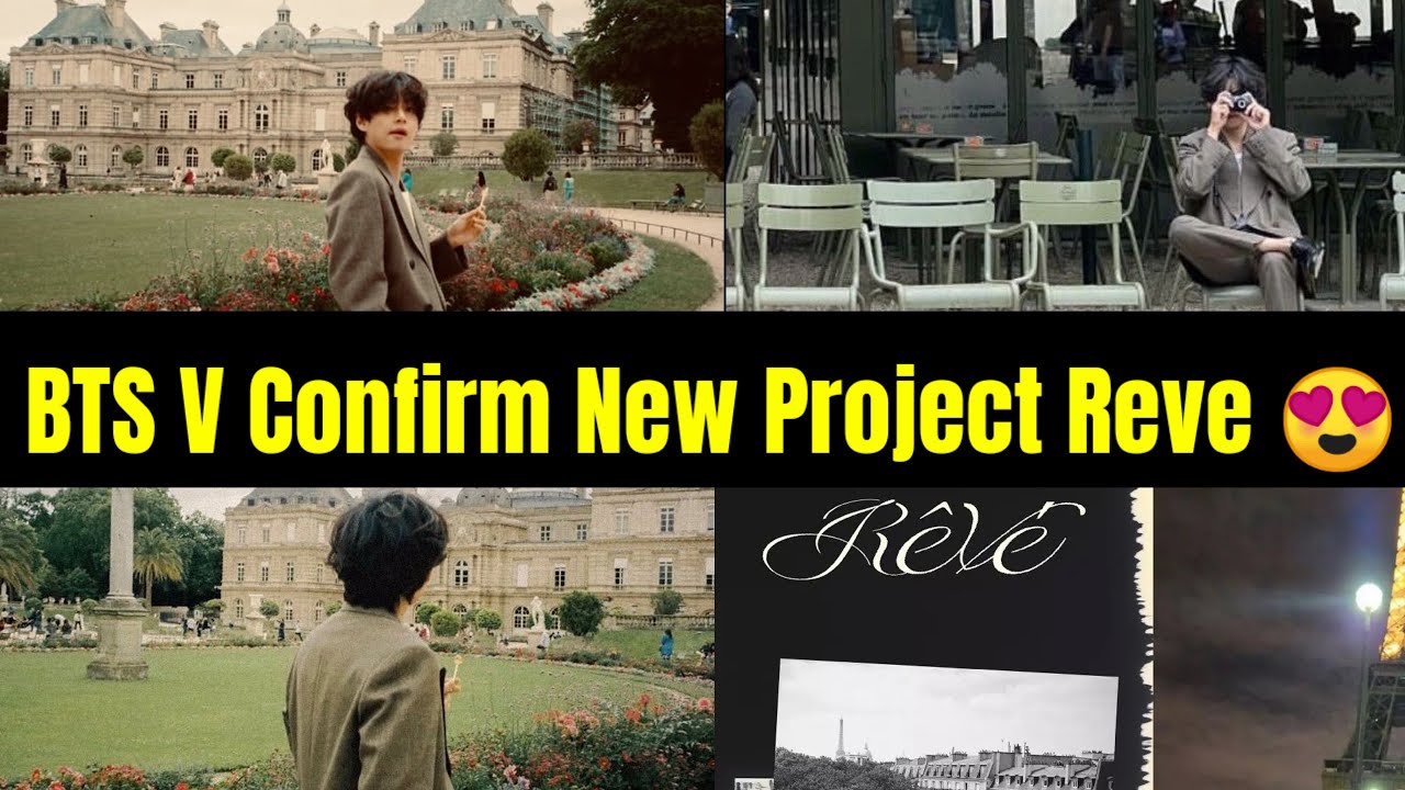 BTS V Announce New MV 😍 | V Reve New Poster - YouTube