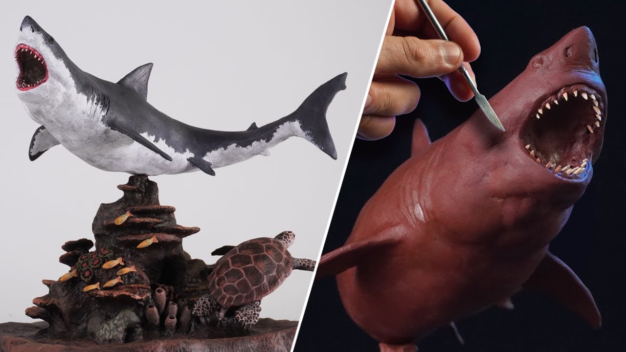 Shark In Bathroom Diorama at Shelia Meyer blog