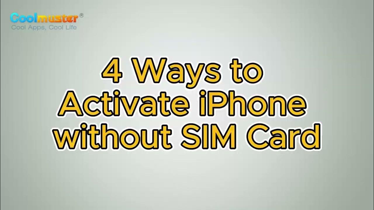 How To Activate IPhone Without SIM Card YouTube how-to-activate-iphone-without-sim-card-youtube