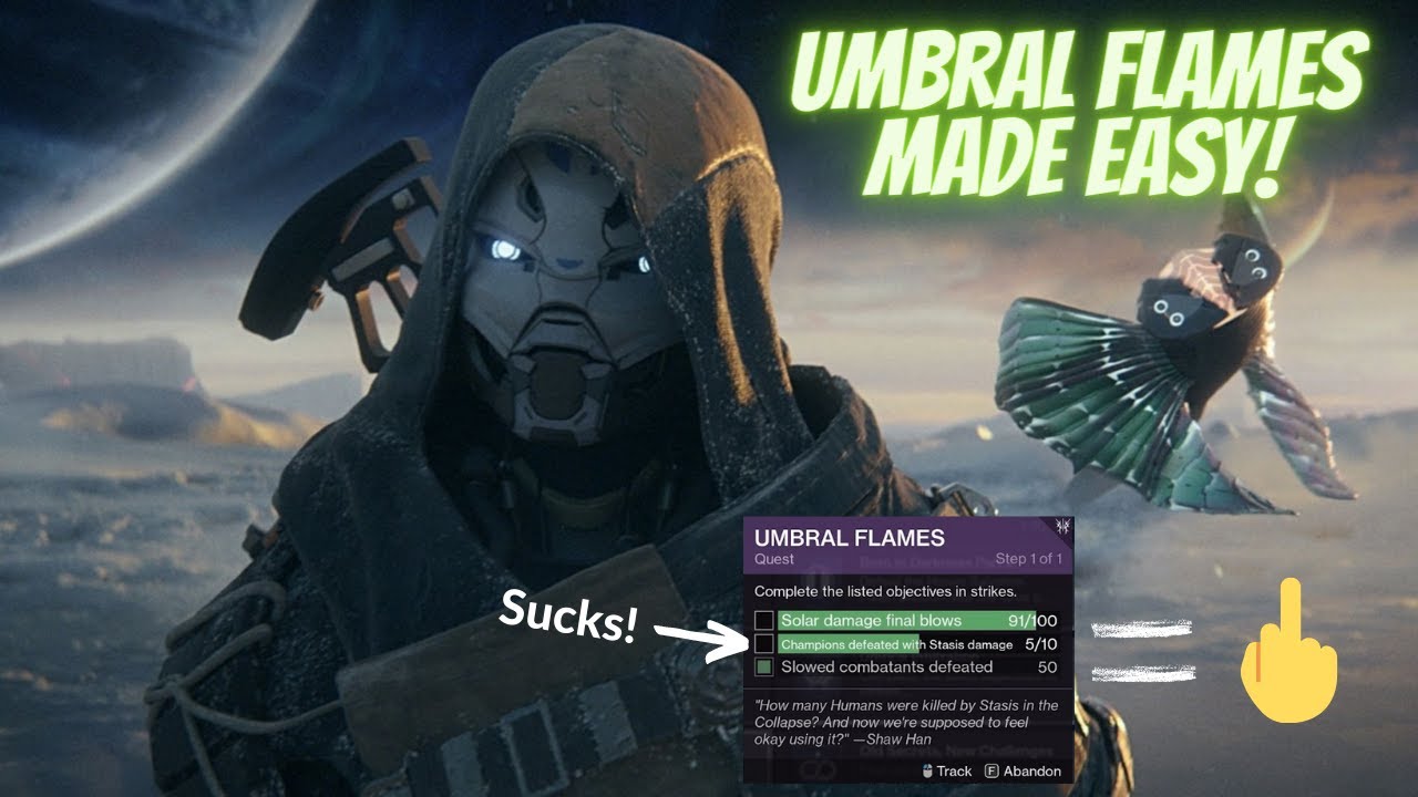 How to complete Umbral Flames Quest easy! | Destiny 2 Beyond Light ...