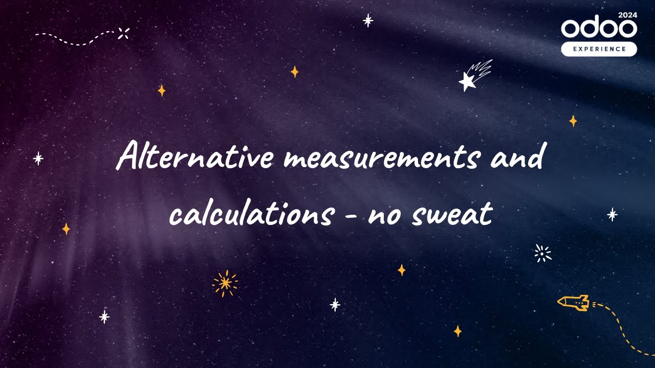 Alternative measurements and calculations - no sweat - YouTube