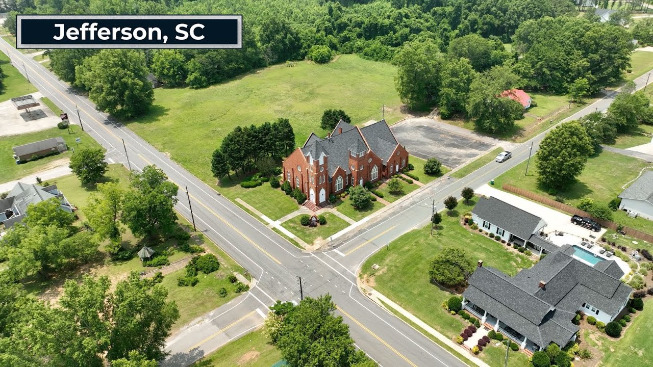 Aerial View of Jefferson, SC - YouTube