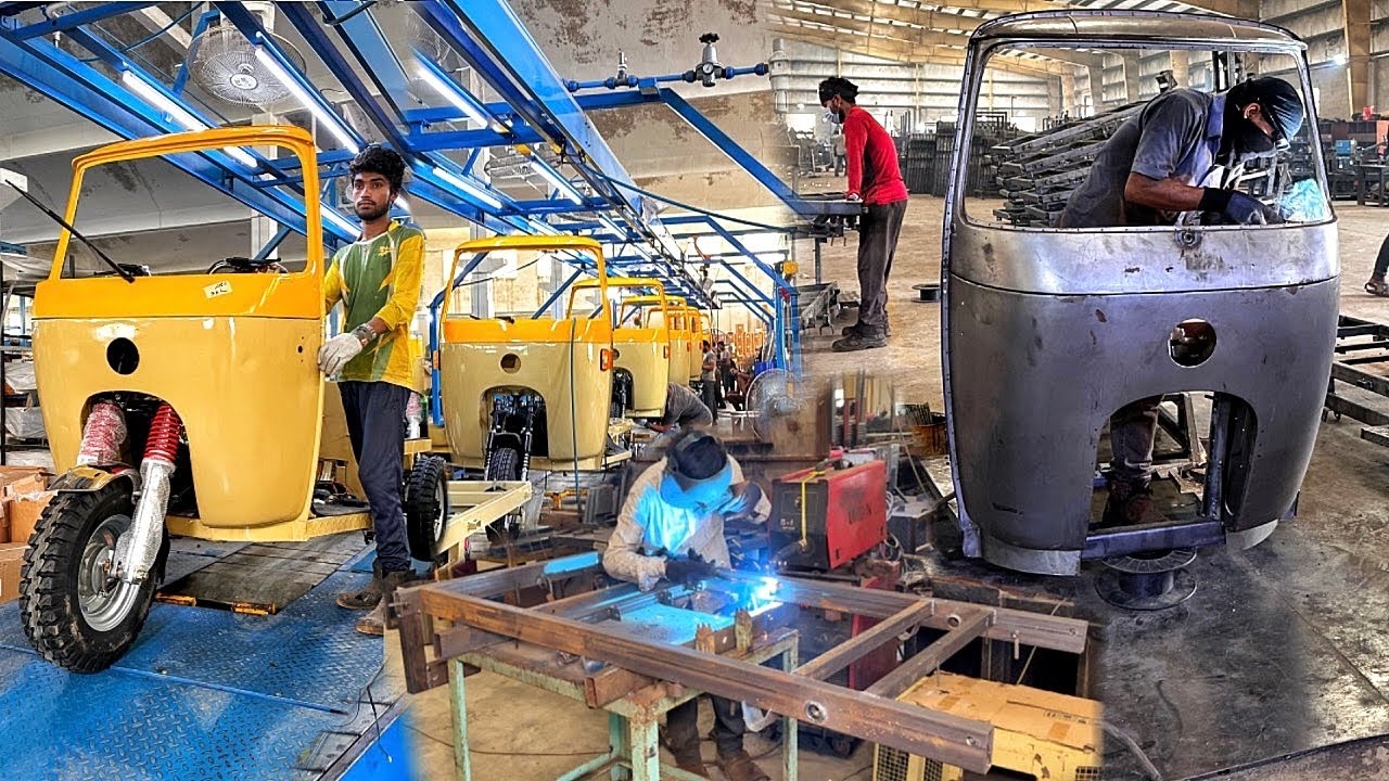 Amazing Making Process of Auto Rickshaw|How Tuktuk Rickshaw ...