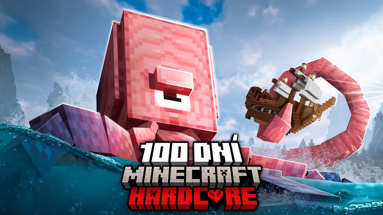 Přežil jsem 100 DNÍ v Bermudském Trojúhelníku v Minecraftu... A tohle se stalo - YouTube