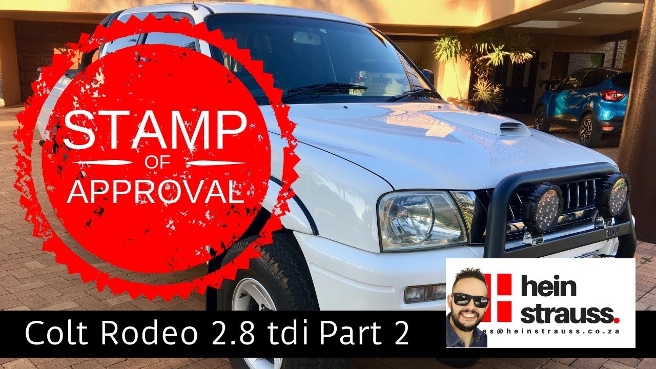 Restoring My Mitsubishi Colt Rodeo 2.8 TDI 4x4 Club-cab Part 2 - YouTube