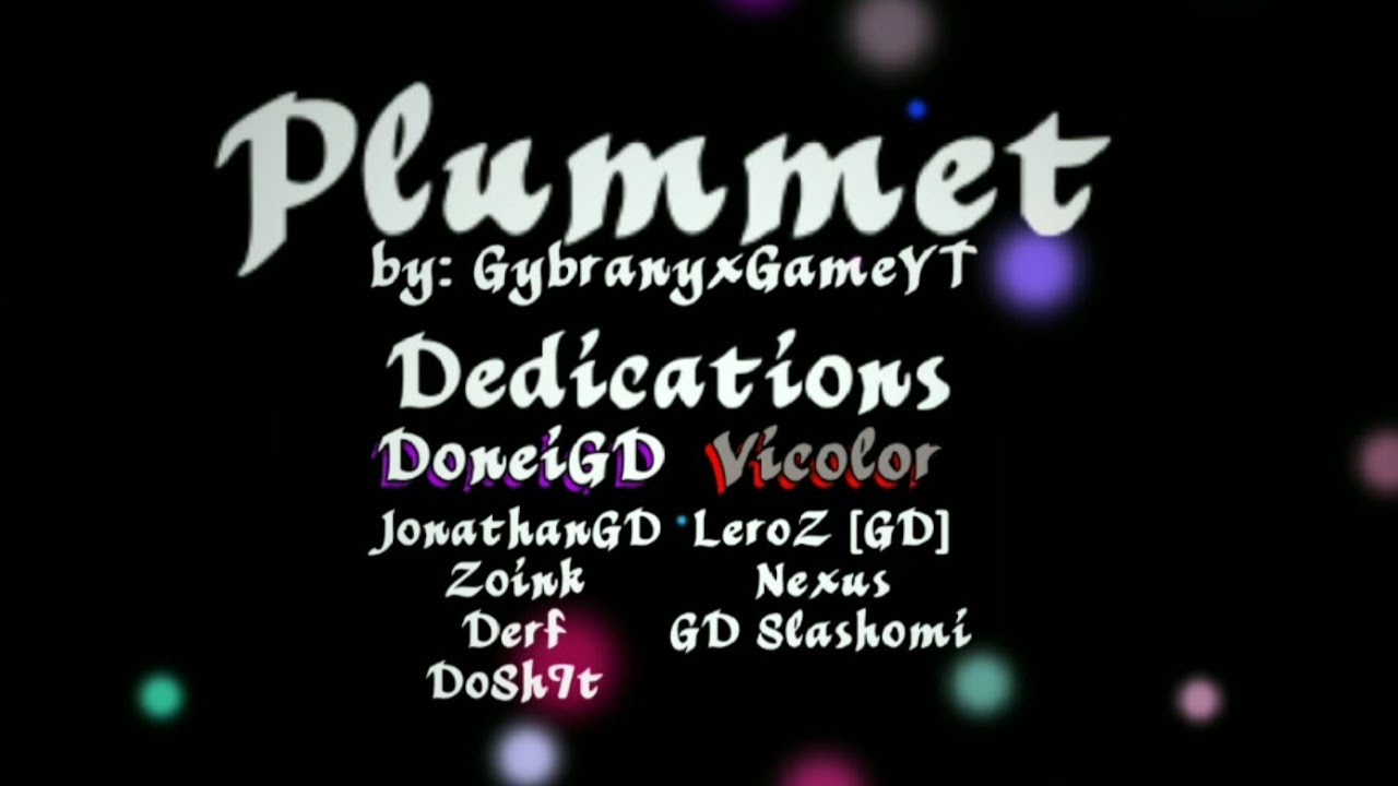 🔴(2.2) MY NEW MASTERPIECE | PLUMMET By: GybranyxGameYT (Me) | Geometry ...