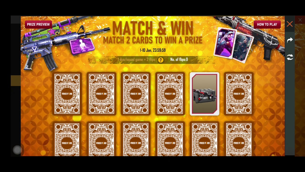 MATCH & WIN Match 2 cards to win A prize Win - YouTube