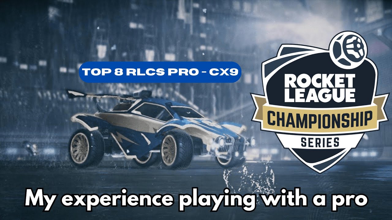 My experience playing with a top 8 RLCS Pro - YouTube