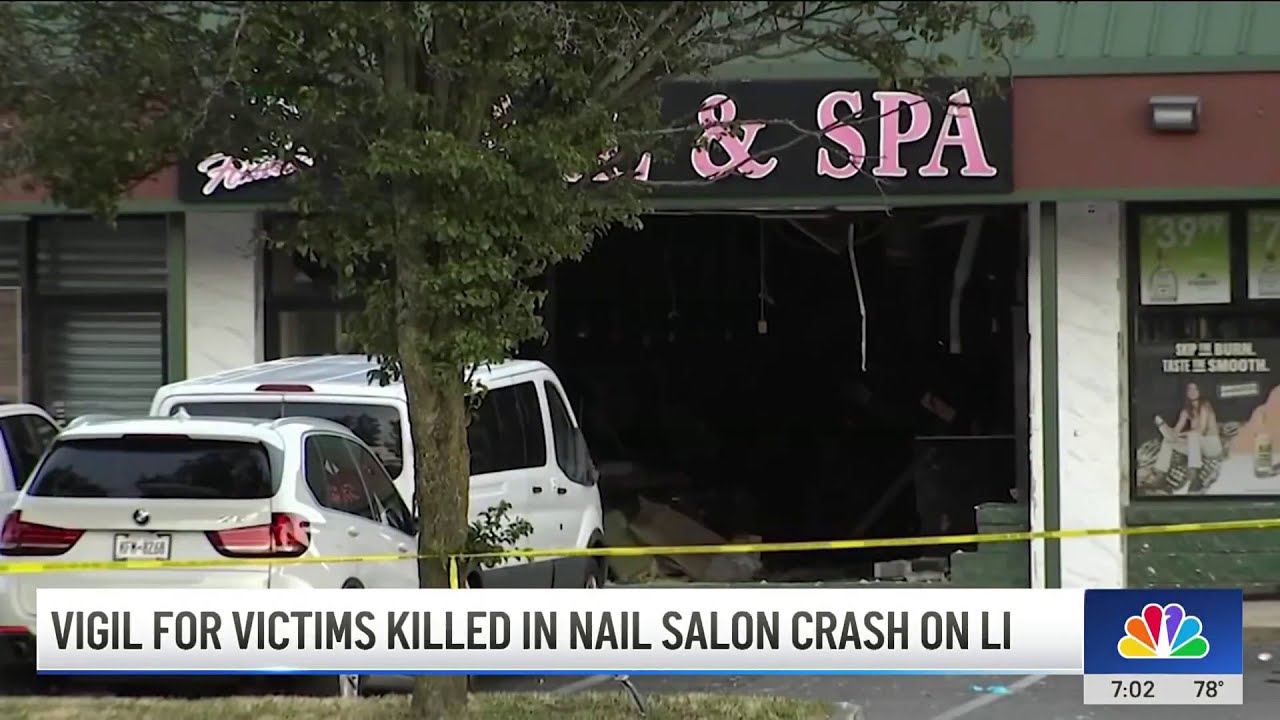 Vigil held for victims killed in nail salon crash on Long Island | NBC ...