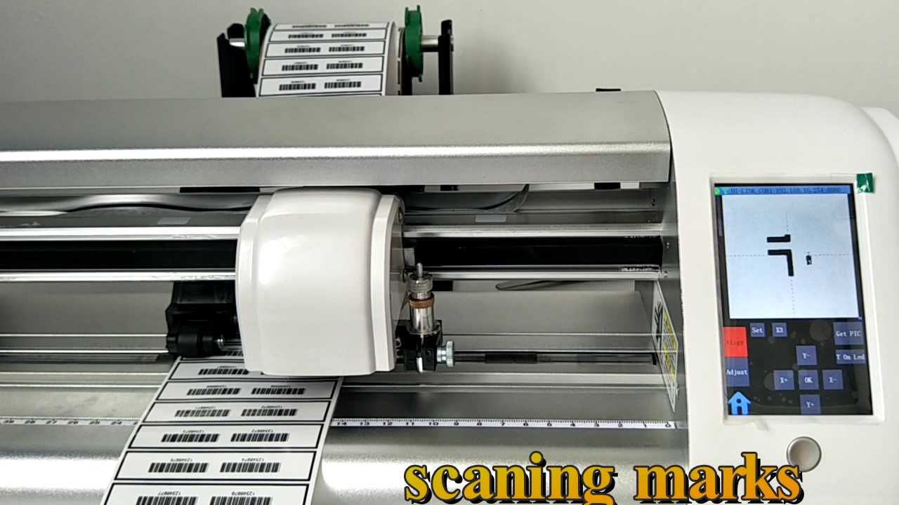 SKYCUT cutting plotter label cutting - YouTube