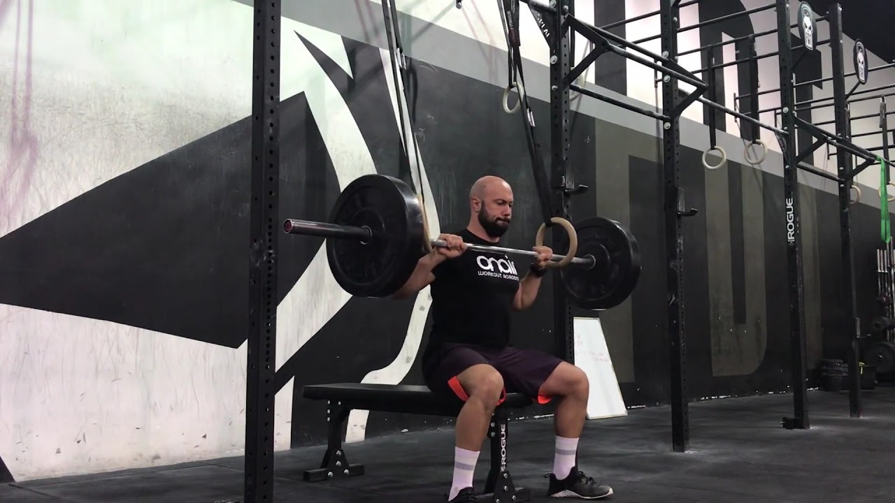 Functional Strength - Seated Dynamic Barbell Prone Chest Press - ONAIR ...
