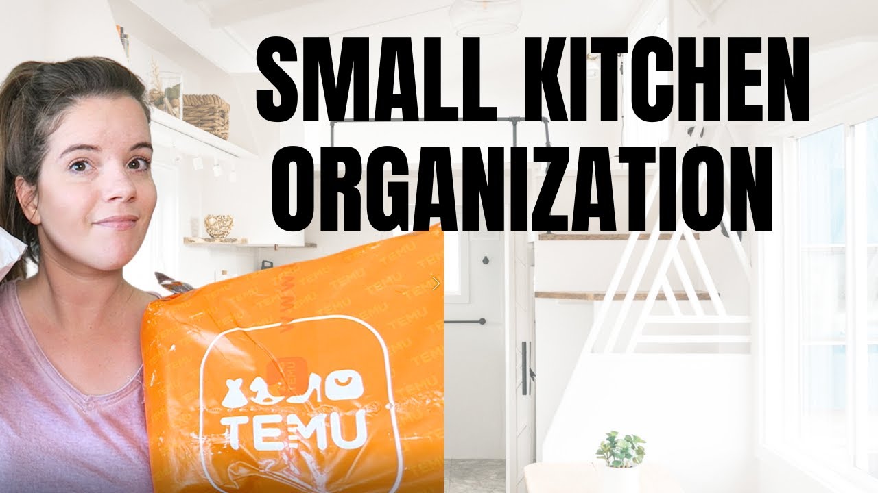 TINY KITCHEN ORGANIZAITON ON A BUDGET | FAMILY IN 300SF TINY HOME ...