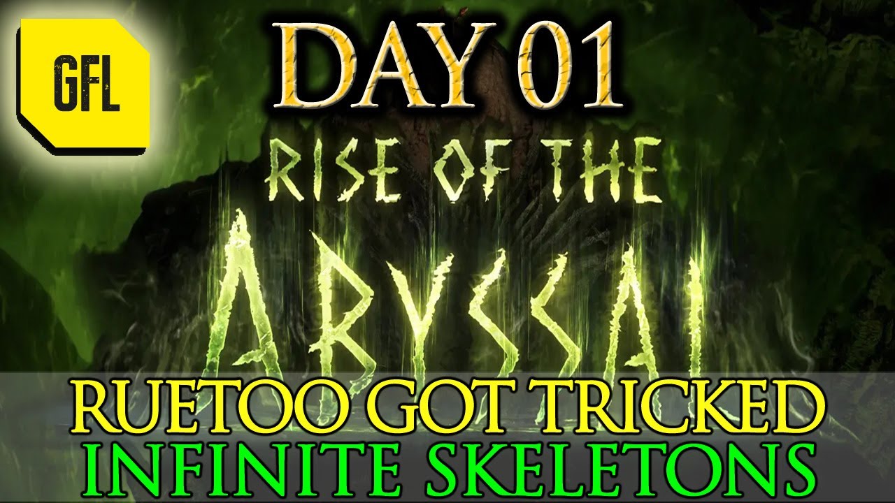 Path of Exile 2 0.3 Abyssal League Highlights Day #1 INFINITE SKELETONS ...