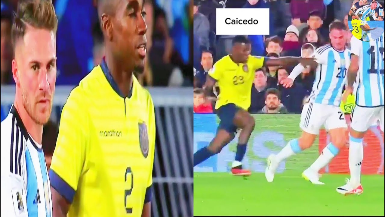 Alexis Mac Allister VS Ecuador World Cup Qualifiers Conmebol (07/09 ...