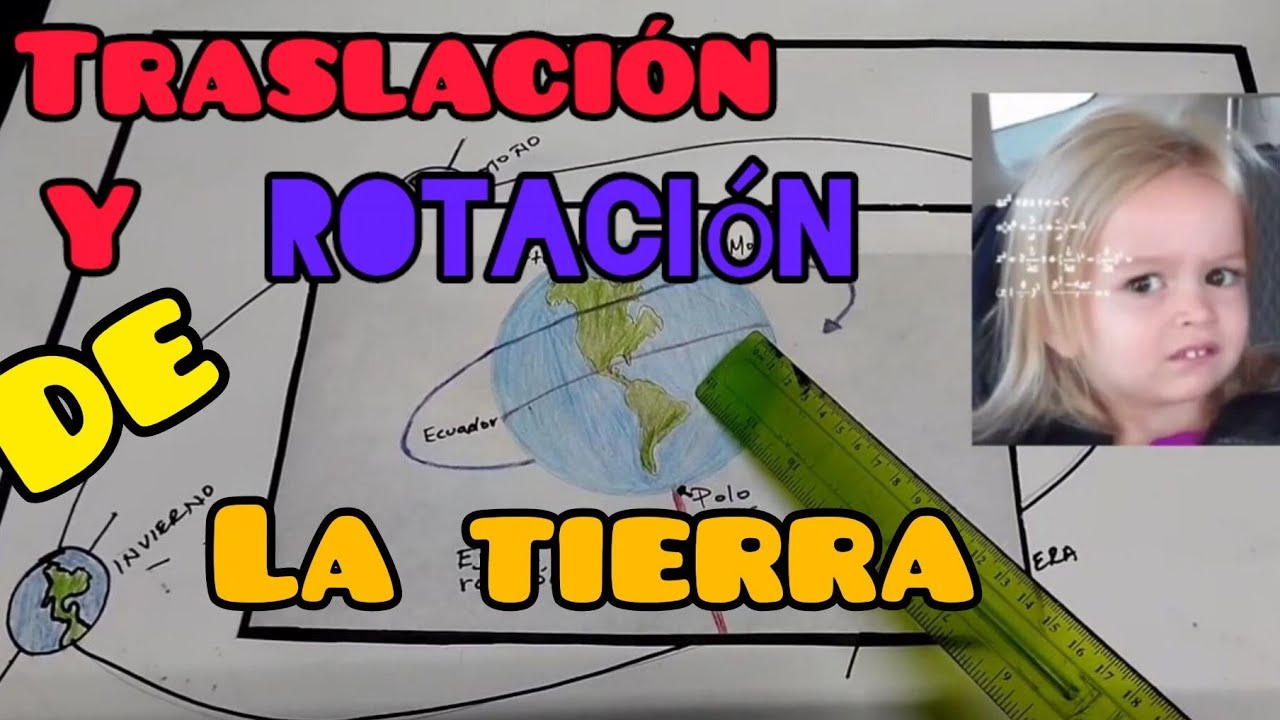 Movimientos de traslación y rotación de la tierra - YouTube
