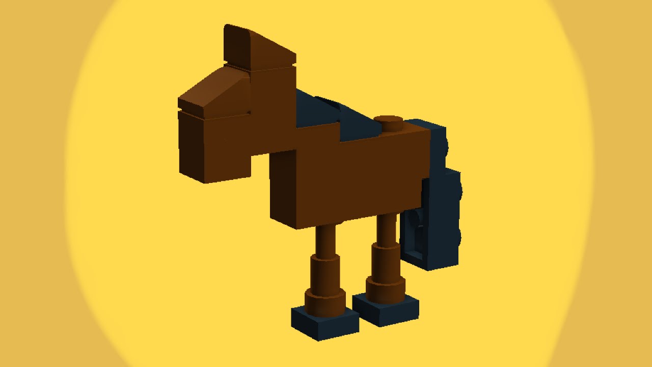 Teeny Tiny LEGO Animals: How to Build a Horse - YouTube