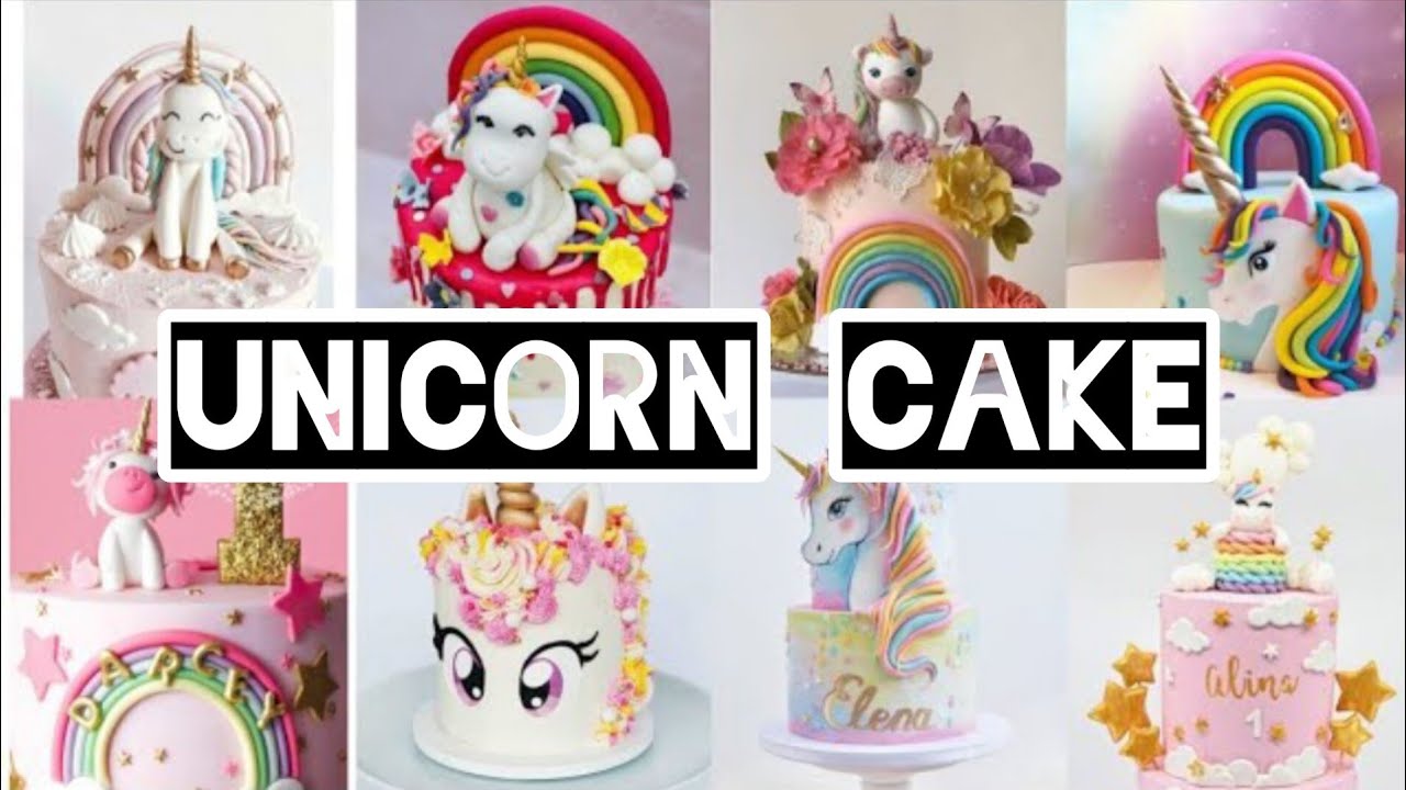 How to decorate Union Cakes || Unicorn Cake decoration ideas - YouTube