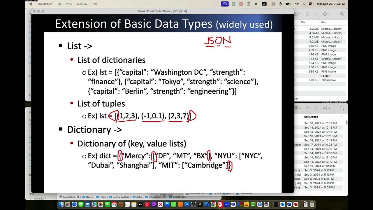 Python - Data manipulation in dictionary - YouTube