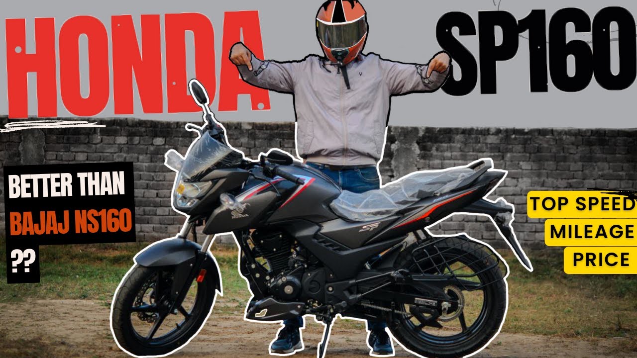 2024 Honda SP160 Single Disc Detailed Review | Top speed, Mileage ...
