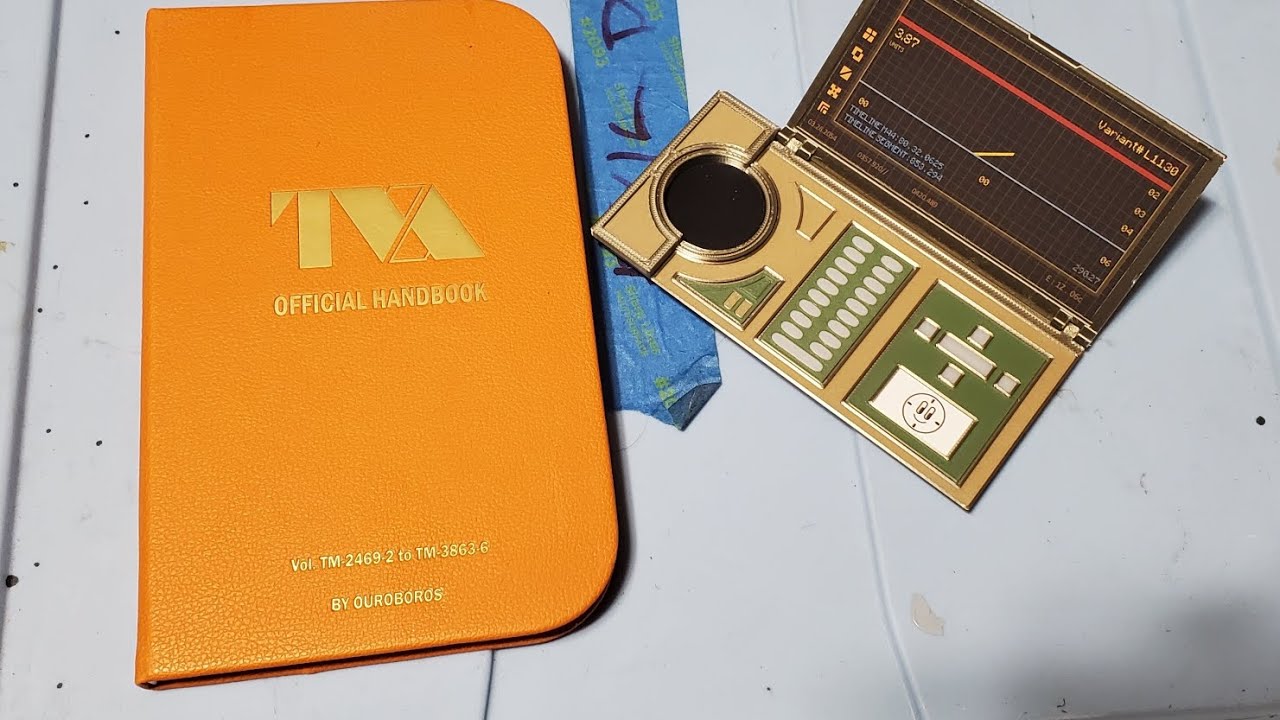 tva guidebook and temp pad replicas - YouTube