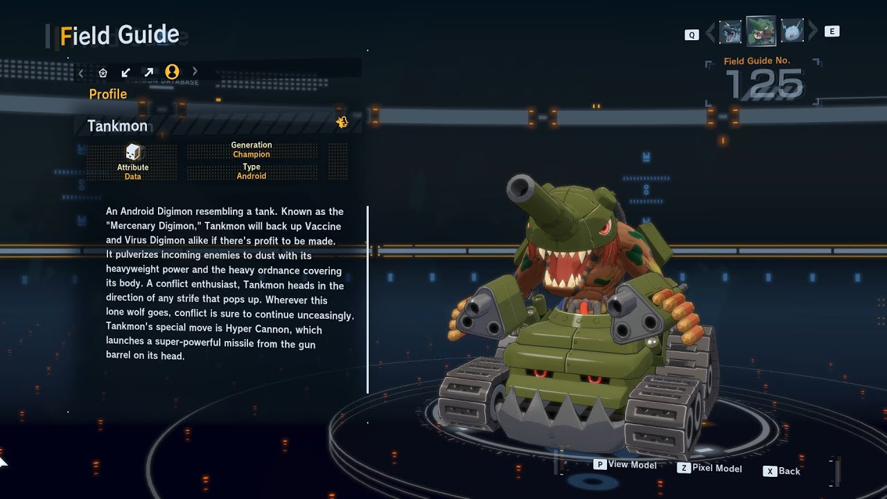 tankmon all digivolution/de-digivolution/profile Digimon Story Time ...