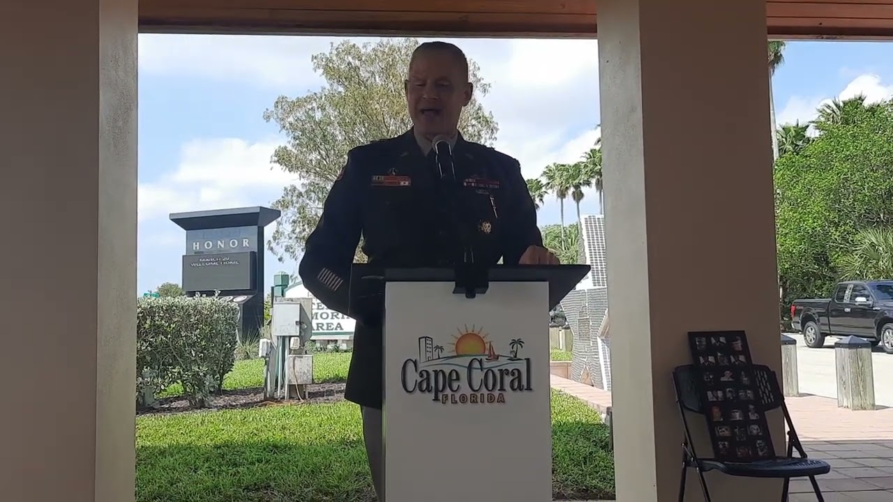 US ARMY Major General Charles Costanza 3ID CG makes remarks about SFC ...