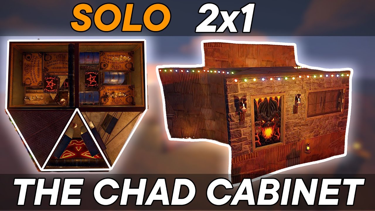 THE CHAD CABINET - a Bunker Solo 2x1 Rust Base Design 2021 - Rust ...
