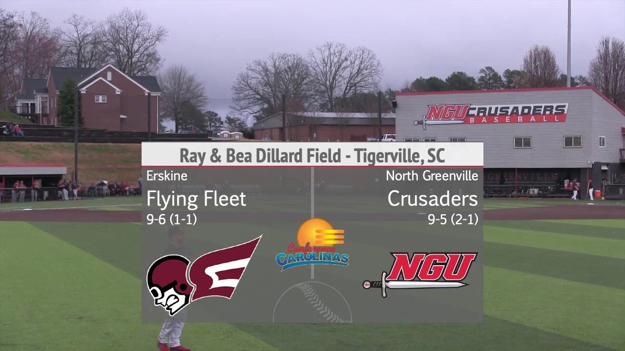 NGU Baseball 2019 - North Greenville vs. Erskine College - YouTube