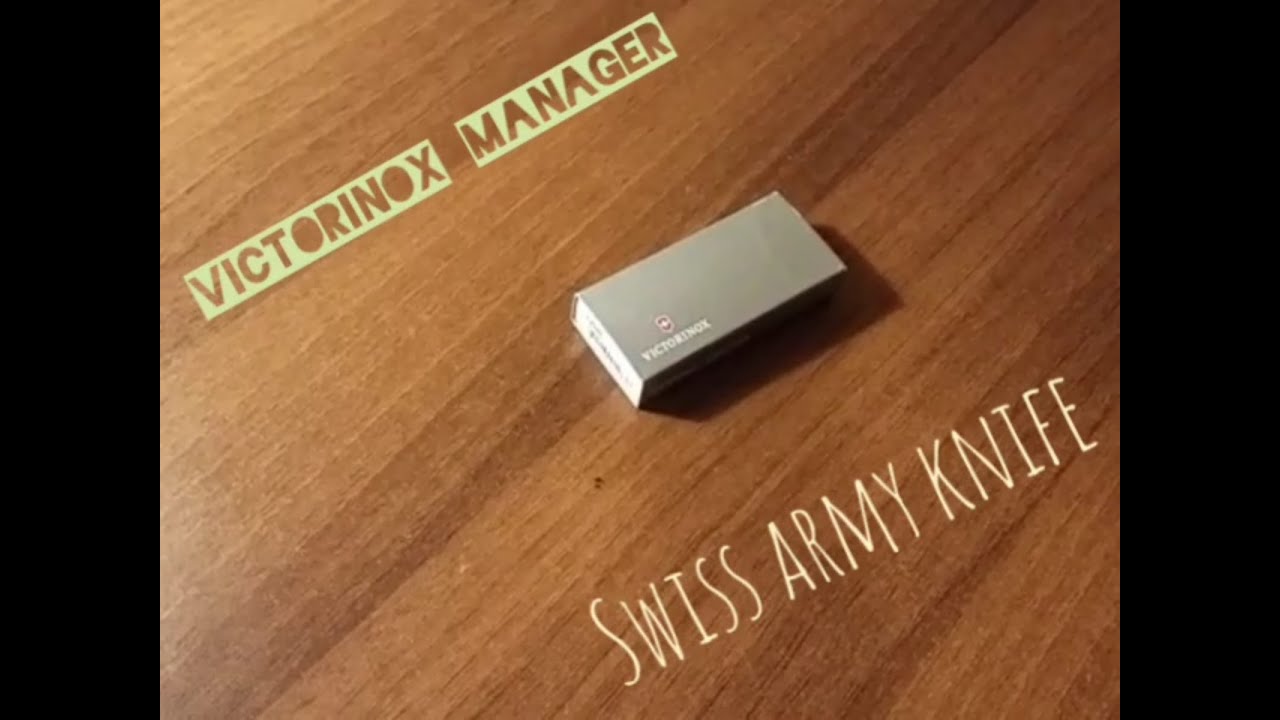 Victorinox manager - Swiss army knife - YouTube
