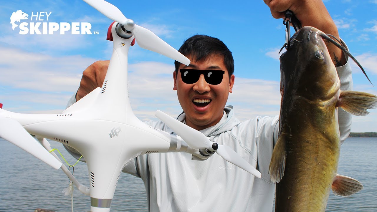 Drone Fishing for Catfish! - YouTube