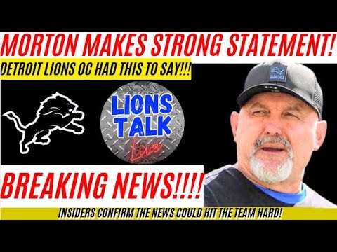 MORTON MAKES STRONG STATEMENT! DETROIT'S OC HAD THIS TO SAY TO THE ...
