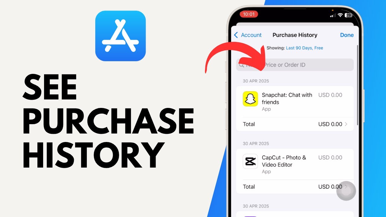 How to See Purchase History on Appstore - YouTube