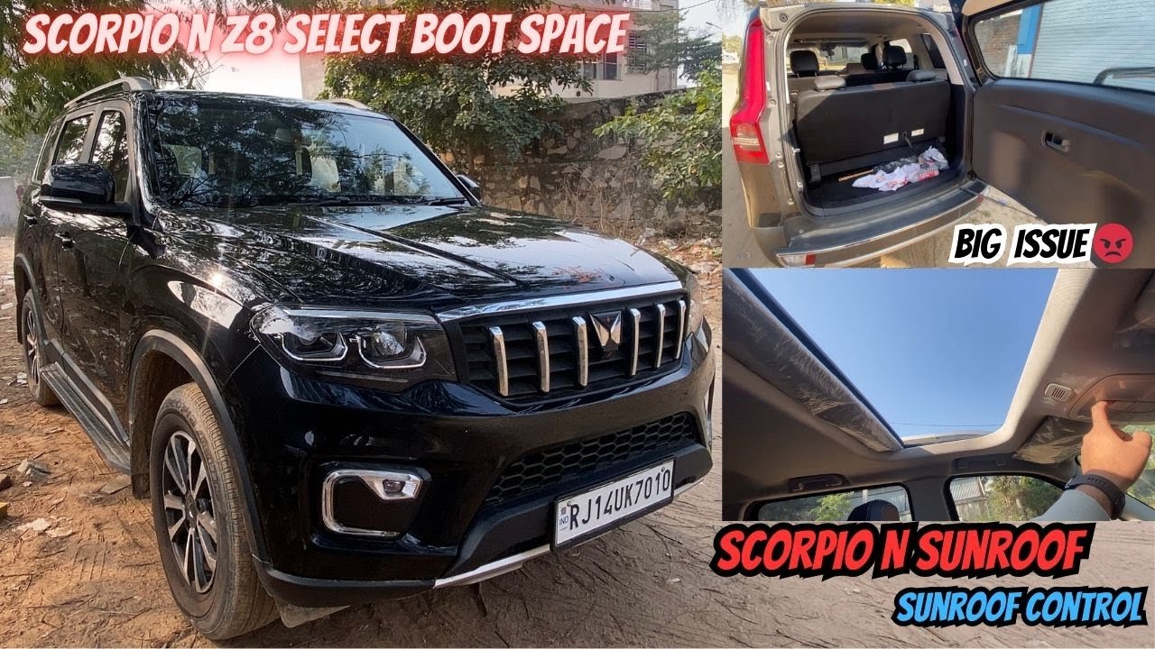 Scorpio N Z8 Select Boot Space | 2025 New Mahindra Scorpio N | Scorpio ...