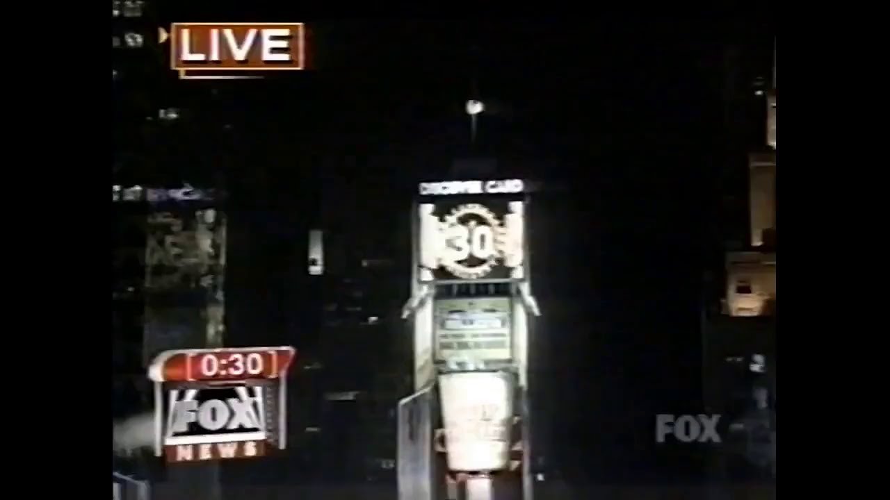 New Year's Ball Drop 2000 - Fox - YouTube