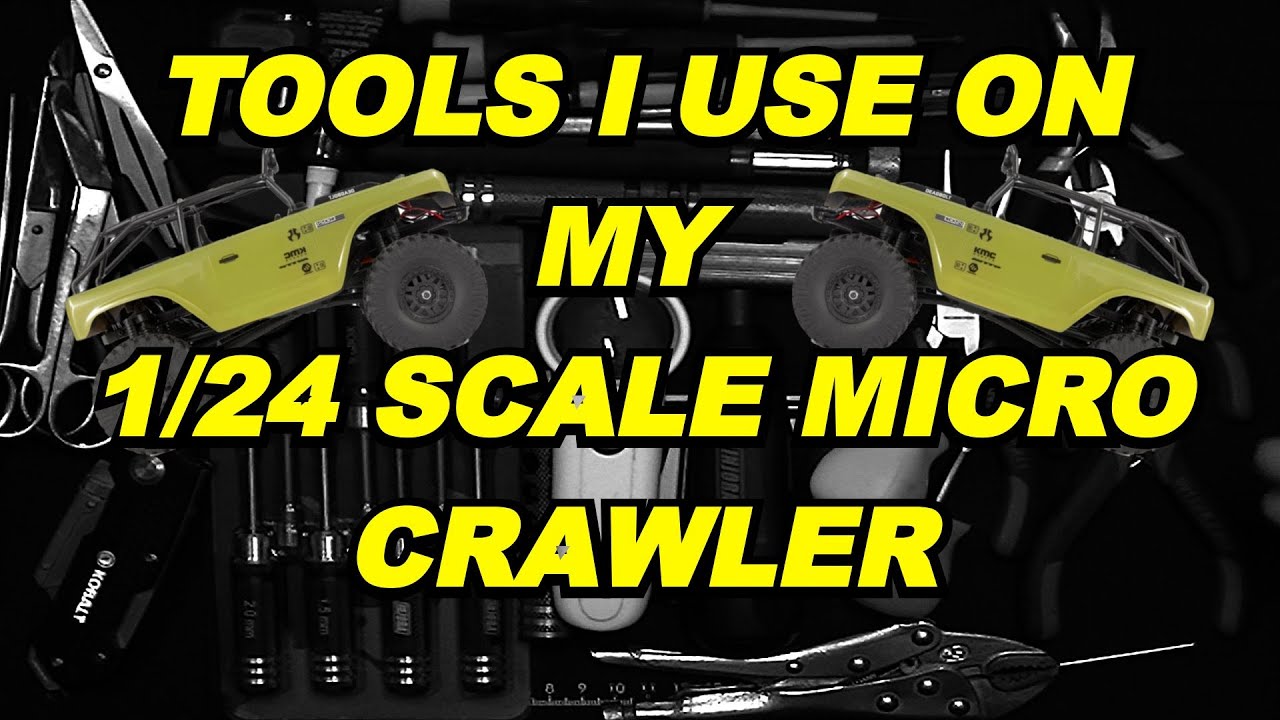 Tools I use working on my SCX24. Micro crawler Tool Box. - YouTube