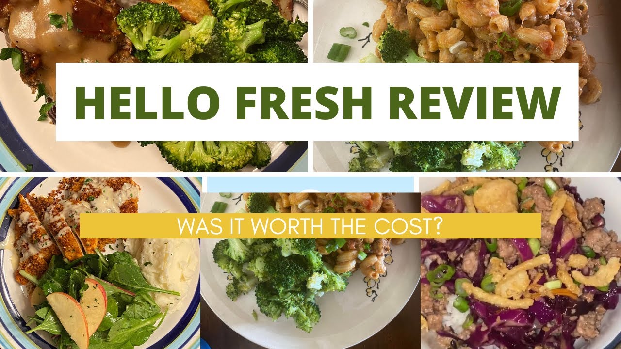 Hello Fresh Cook & Review! Was it worth the cost? - YouTube