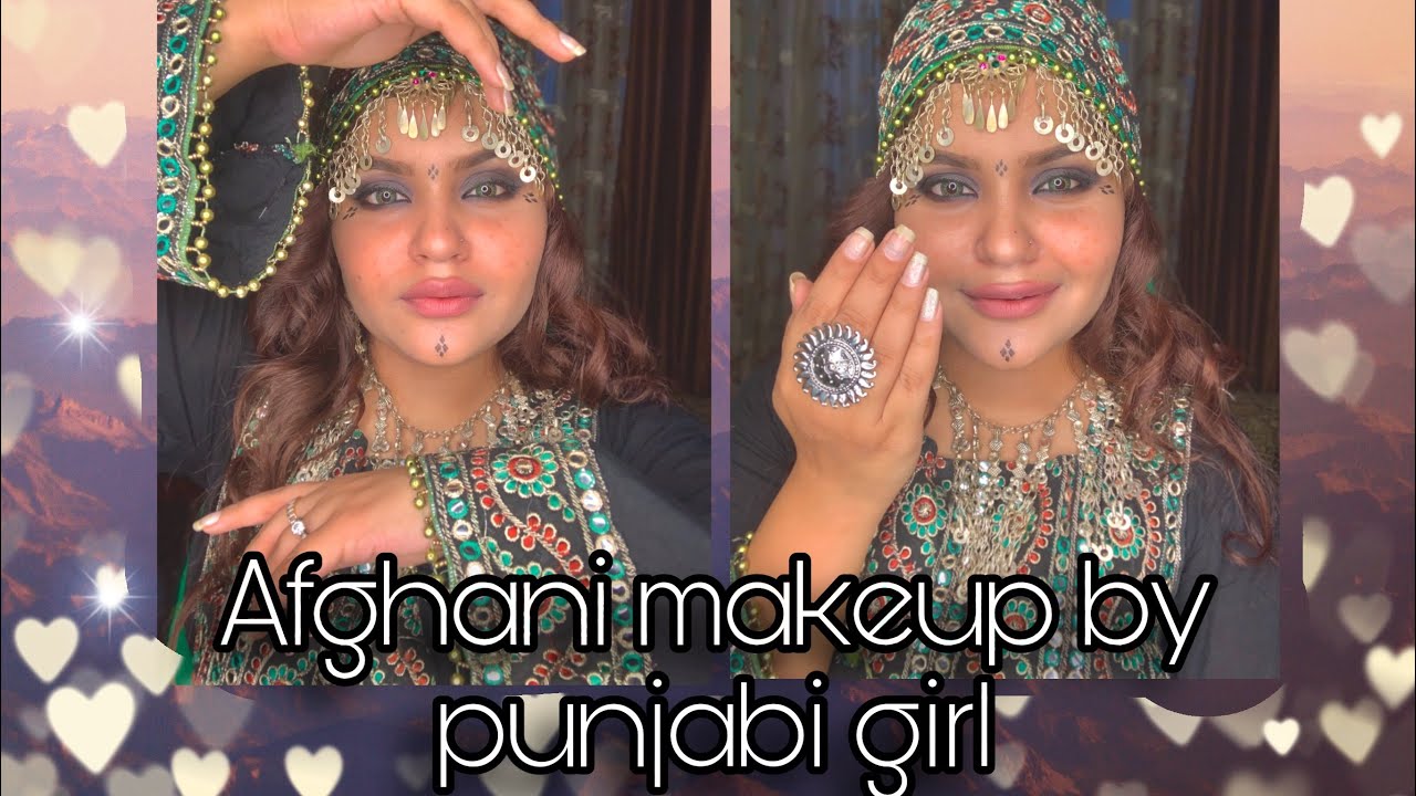 AHGHANI MAKEUP /AFGHAN GIRL LOOK/ PASHTUN DRESSUP /KABUL GIRL MAKEUP ...