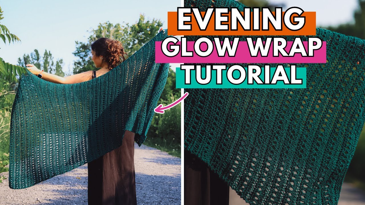 How To Knit This BEAUTIFUL Summer Shawl For Beginners – Step By Step ...