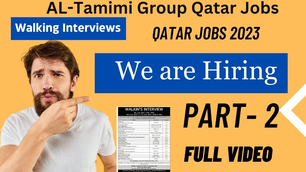 How to apply Al-Tamimi Group Qatar Job full video | part- 2 - YouTube